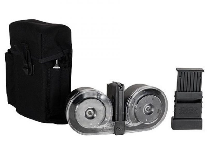 KCI AR DUAL DRUM MAGAZINE 100/5. - High Caliber Services Corp