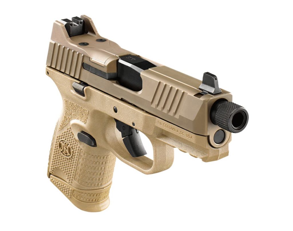 FNH, FN509 COMPACT TACTICAL, 4.32” THREADED BARREL, OPTIC READY, FDE ...