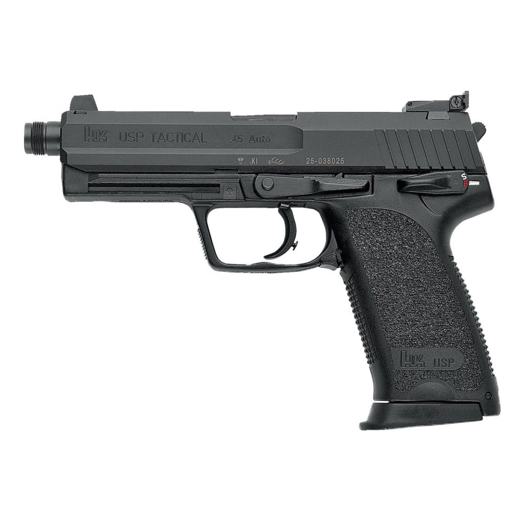 HECKLER & KOCH USP45 TACTICAL, 5.09 THREADED BARREL, 45 ACP - High ...