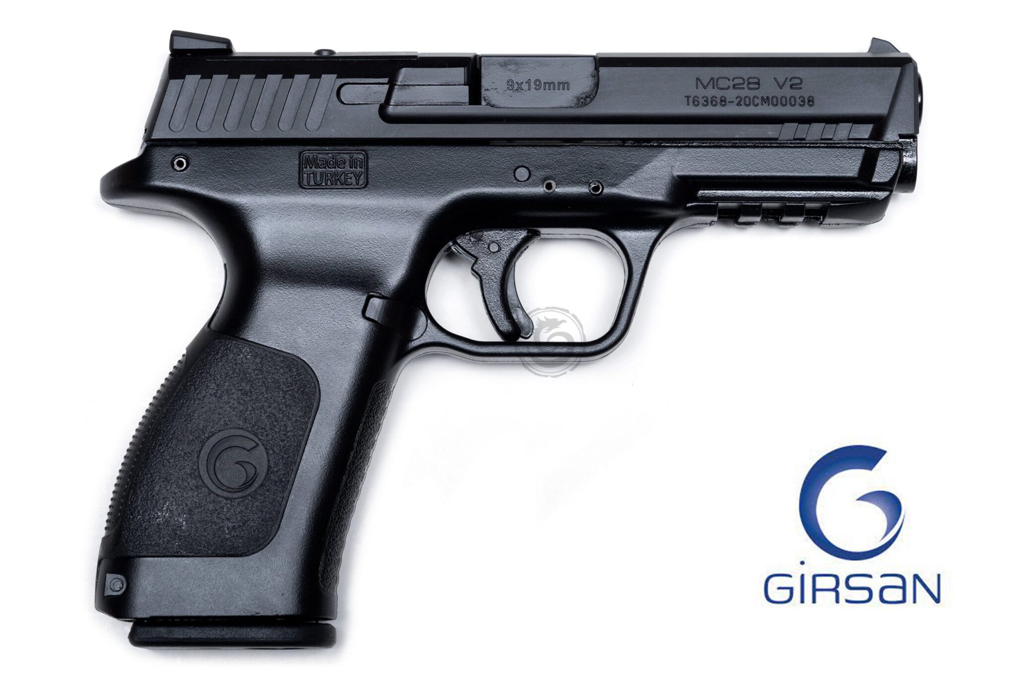 GIRSAN MC28 V2, 4.25” BARREL, BLACK, 9MM - High Caliber Services Corp