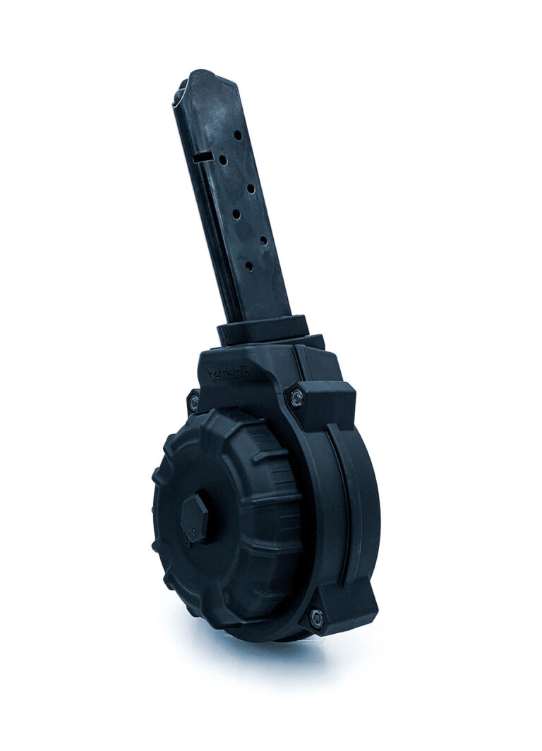 PROMAG 1911 45ACP 40/10 ROUND DRUM MAGAZINE (DRM-A25) - High Caliber ...