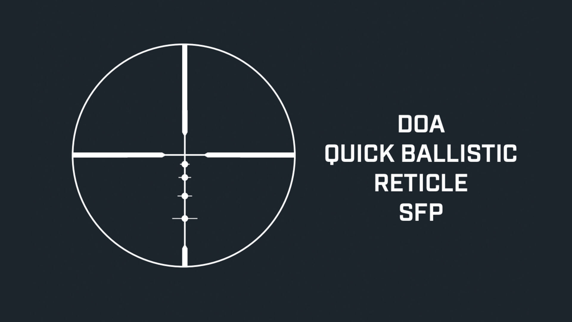 BUSHNELL LEGEND, 4-12X40MM, SFP, DOA QUICK BALLISTIC RETICLE, 1 ...